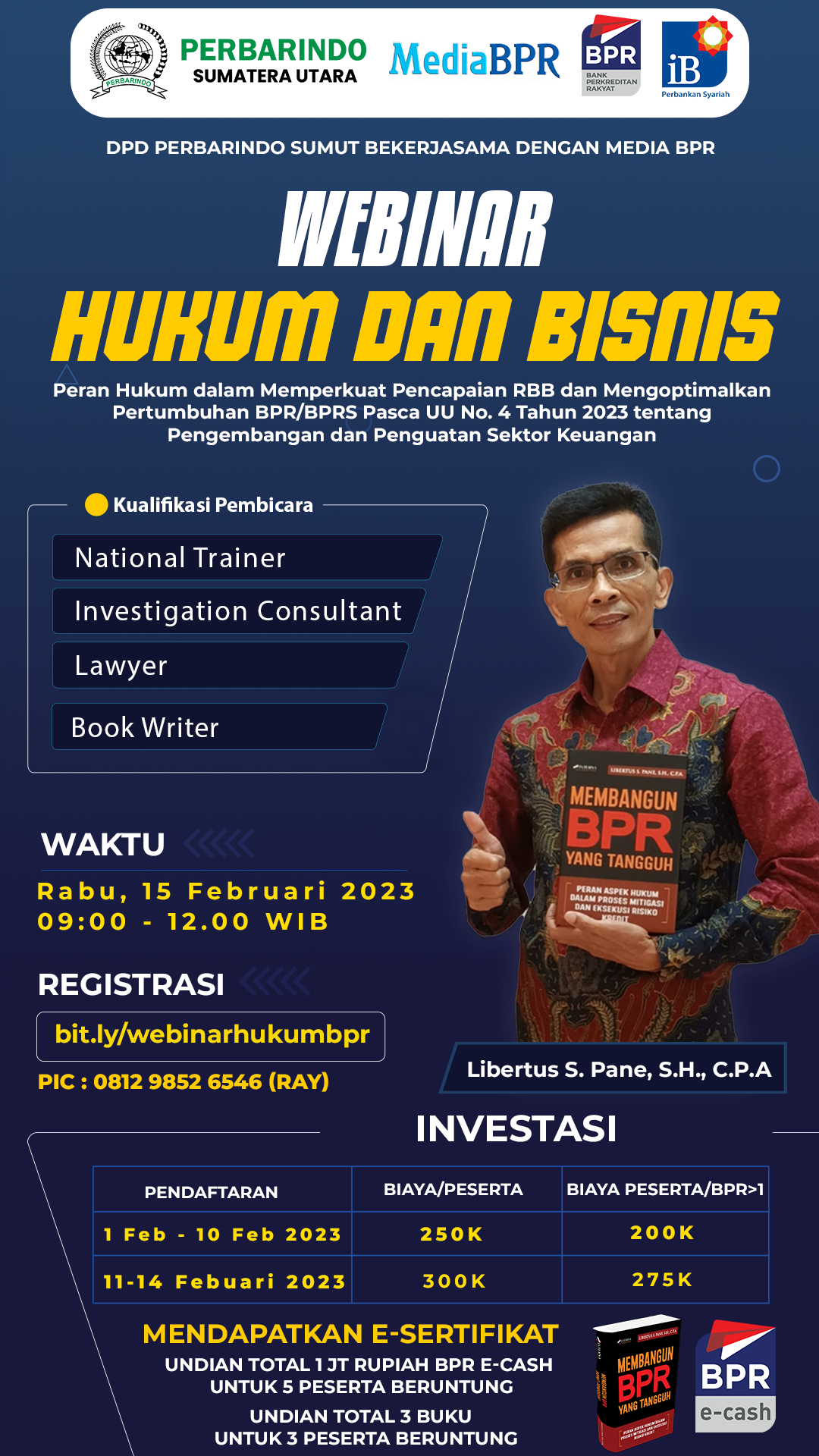 Webinar Hukum dan Bisnis – DPP PERBARINDO