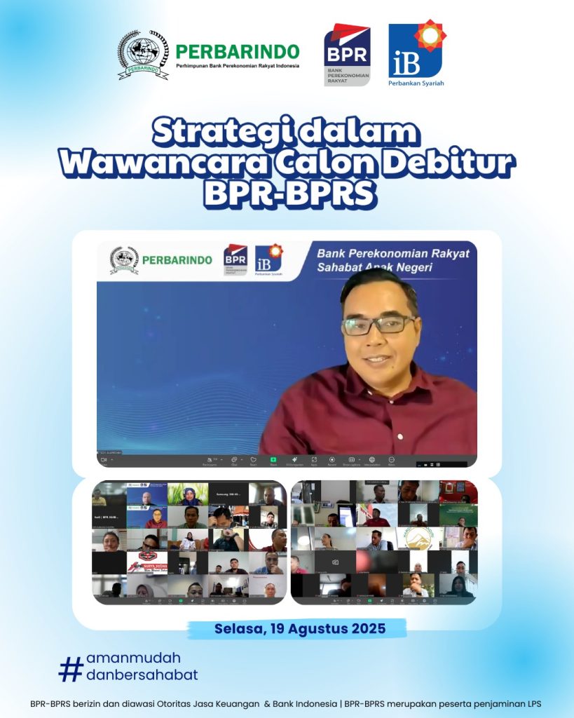 📰 Perbarindo dan DSIK Gelar Webinar Strategi Wawancara Calon Debitur ...